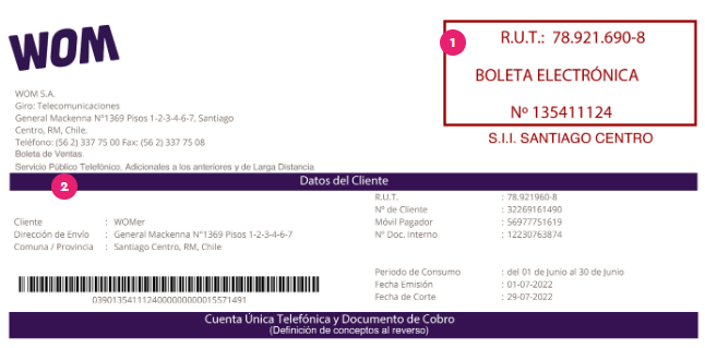 Descarga y revisa tu boleta WOM en sencillos pasos